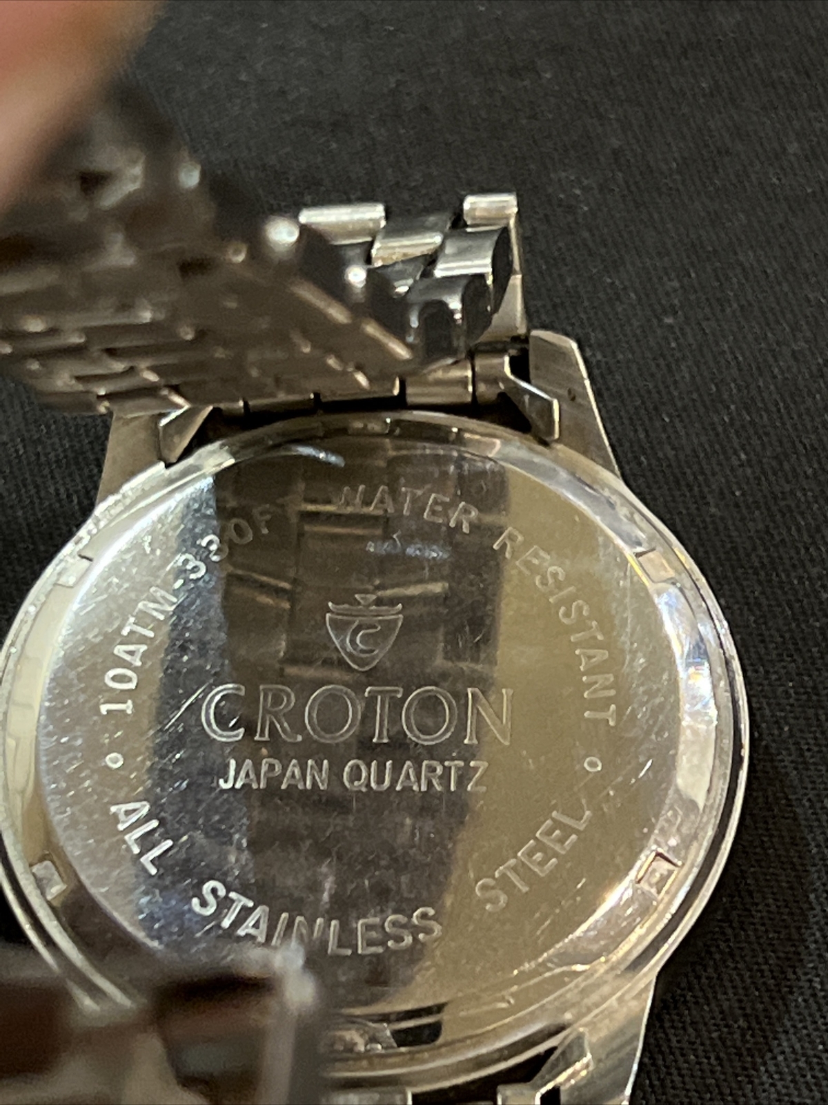 CROTON 10ATM-330ft WATER RESISTANT MEN'S WRISTWATCH | eBay