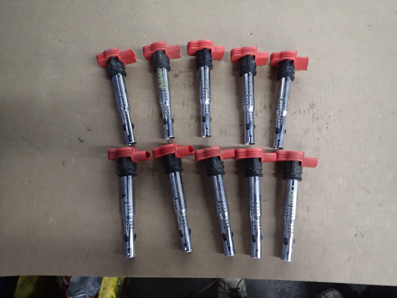 07 08 09 AUDI S8: 10 Pieces, OEM Coil Pack (5.2L) | eBay