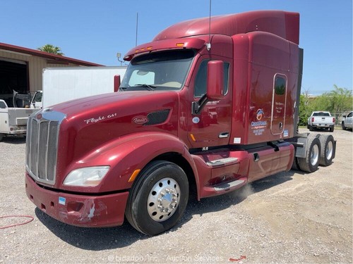 2014 Peterbilt 579 T/A High Roof Sleeper Truck Tractor Paccar MX-13 M/T bidadoo | eBay