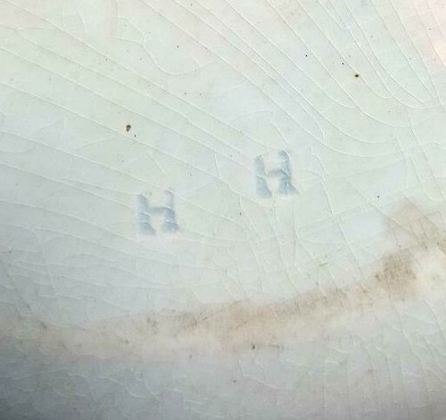 Antique Circa 1820 Wedgwood HH Plate in the Crane Pattern; Chinoiserie ...