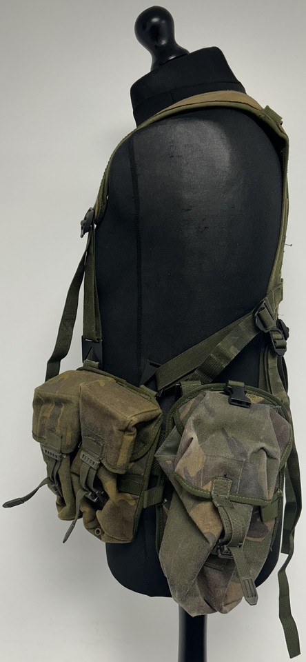 British Military Issue DPM Camo PLCE Full Webbing Rig Belt System | eBay