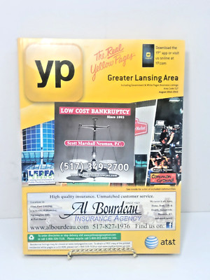 2012-2013 Greater Lansing MI AT&T Telephone Directory The Real Yellow ...