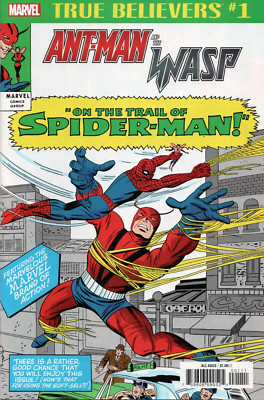 True Believers Ant-Man Wasp on the Trail of Spider-Man Near Mint Marvel ...