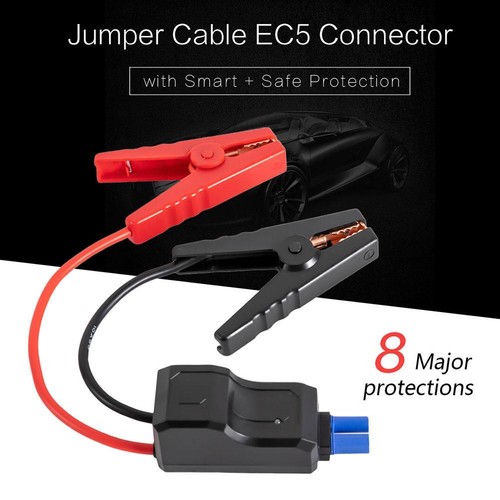 Jumper Cable EC 5 Connector Alligator Clamp Booster Battery Car Jump ...