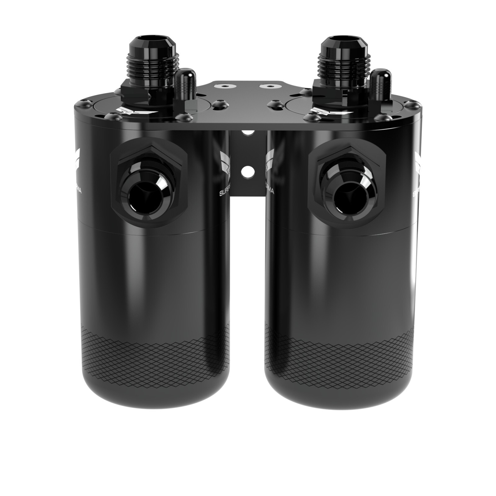 Superforma Universal Oil Catch Can Bulkhead Mount Twin AN10 Male ...