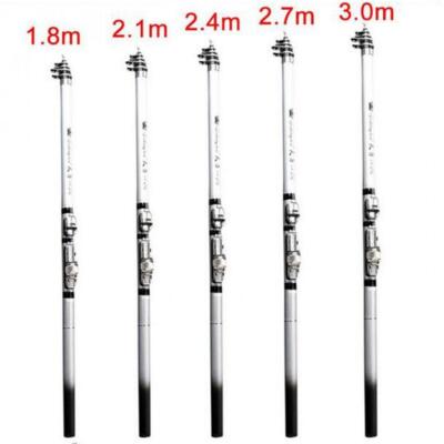 Portable Carbon Fiber Travel Fishing Rod Telescopic Sea Fish Poles ...