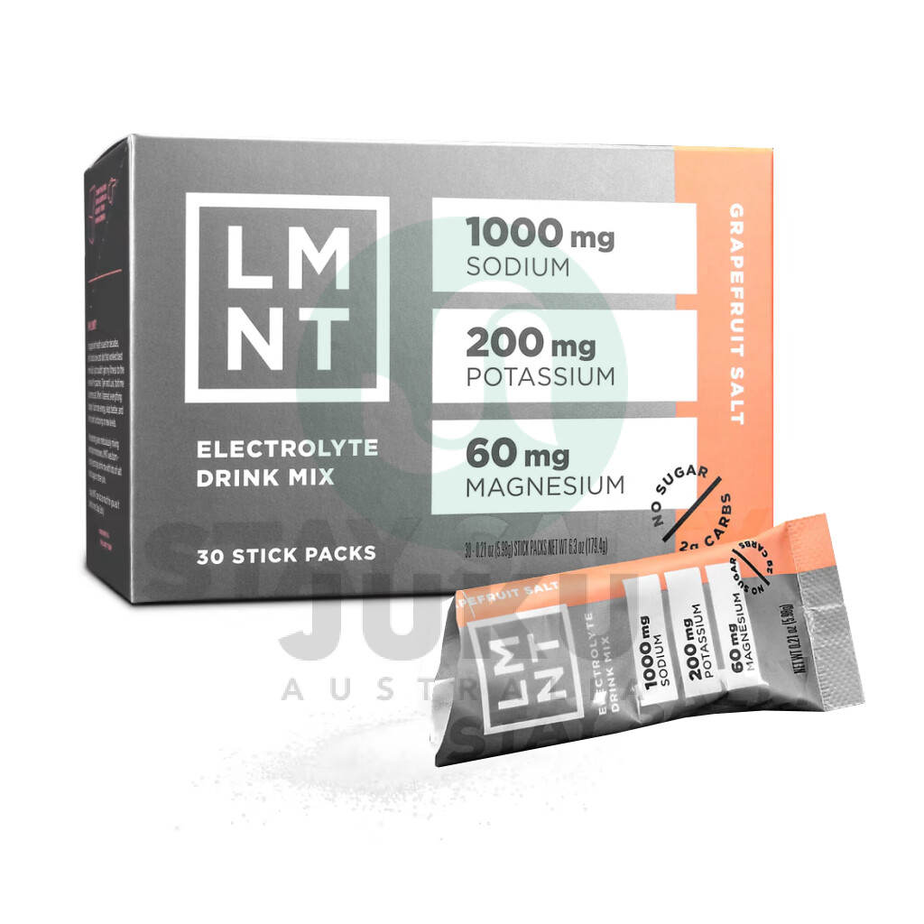 LMNT 30 stick packs • Electrolyte drink mix • Zero-sugar hydration ...