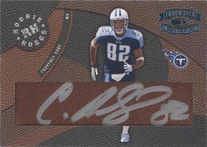 2005 Donruss Throwback Threads - Rookie Hoggs Courtney Roby #RH-28 ...
