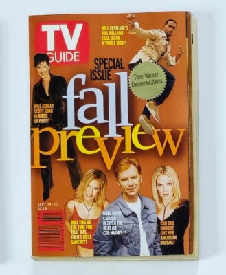 TV Guide Magazine September 14 2002 Ashley Scott Rochester Ed. No Label ...