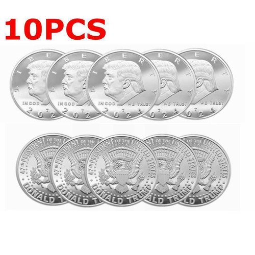 10pcs 2024 President Donald Trump Liberty EAGLE Commemorative Coin | eBay