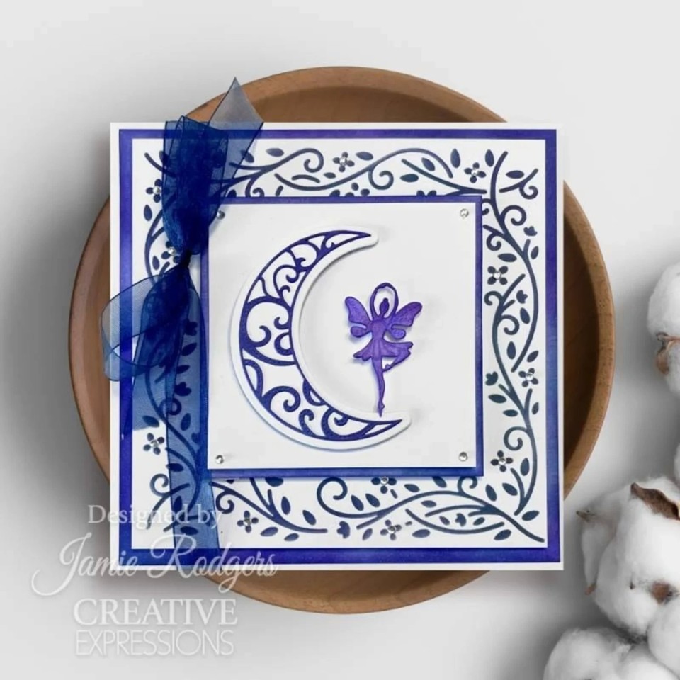 Creative Expressions Stencil By Jamie Rodgers 6" X 6" Entwined Floral ...