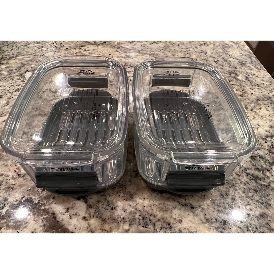 Prokeeper 4-Piece Fresh Produce Keeper Set - 4pk Kitchen Storage ...