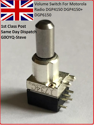 Volume Switch For Motorola Radio DGP4150 DGP4150+ DGP6150 | eBay
