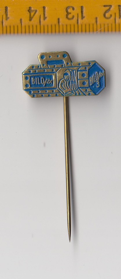 Vintage LEGO stick pin badges 1960s Logo Building Bricks Man Toy Toys ...