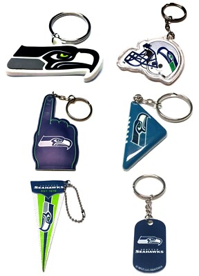 SEATTLE SEAHAWKS NFL FOOTBALL KEYCHAIN BACKPACK PULL LICENSED - YOU ...