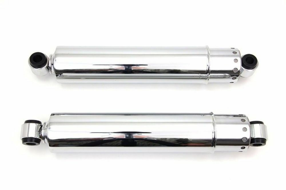 Chrome Full Cover 14" Rear Shocks Absorbers Harley K Model Ironhead ...