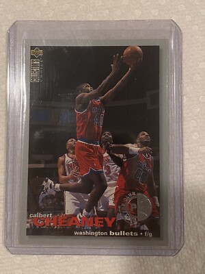 1995-96 Upper Deck Collector's Choice Calbert Cheaney #56 Washington ...