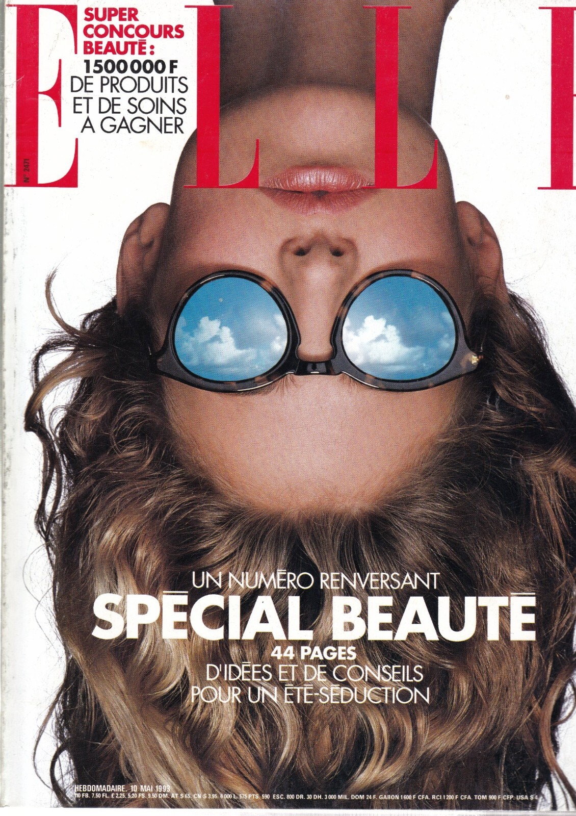 ELLE FRANCE 1993 ELAINE IRWIN MEGHAN DOUGLAS JULIE ANDERSON RENEE ...
