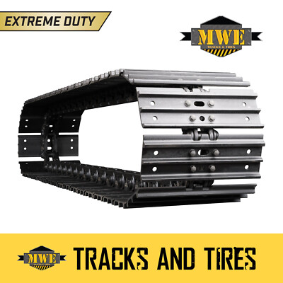 Fits CASE CX80 Excavator - (1-Track) 18" MWE Steel Grouser Tracks - CAT ...