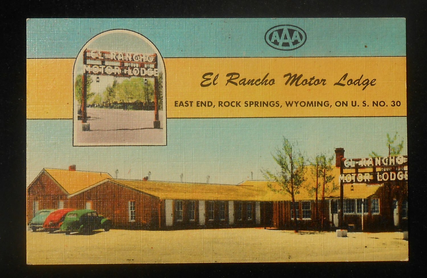 1940s El Rancho Motor Lodge Louis & Rose Boschetto Rt 30 Old Car Rock ...