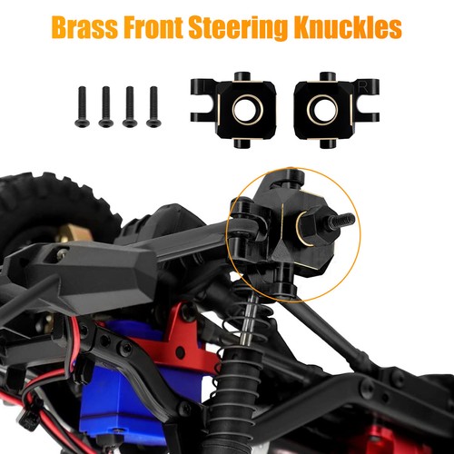 7in1 for 1/18 Traxxas TRX4M RC Car Brass Steering Link Caster Blocks ...