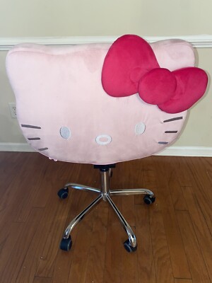 Hello Kitty Impressions Vanity Makeup Chair Pink Viral Tiktok! | eBay