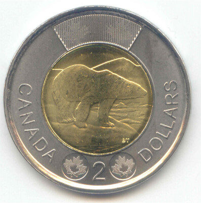 Canada 2016 Toonie Canadian UNC $2 Dollars Uncirculated Two Dollar ...