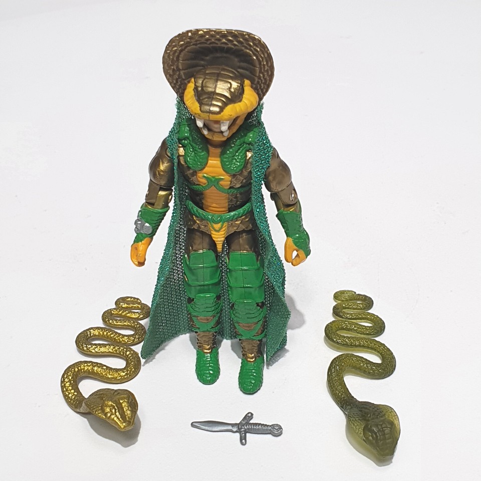 Vtg GI Joe SERPENTOR figure A v1 100% COMPLETE original 1986 Air ...