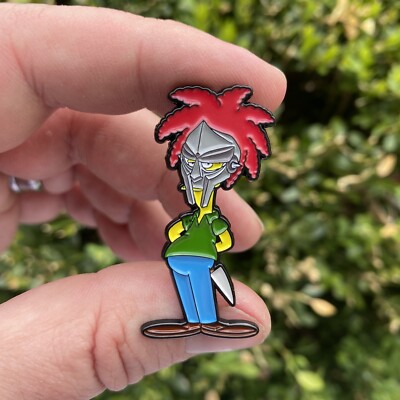 Sideshow DOOM - MF DOOM/The Simpsons Mashup Enamel Pin - 1 1/2 ...