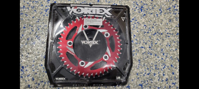 VORTEX REAR CAT5 ALUMINUM SPROCKET - 43T-530 - 527ZR-43 - RED | eBay