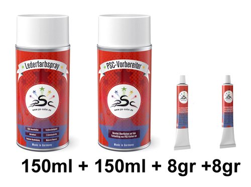 Set 4-150 : Lederfarbe für Lamborghini Rosso-Centaurus Lederpflege ...