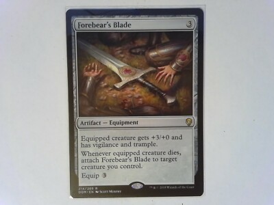 Forebear's Blade Dominaria - Magic the Gathering MTG Artifact | eBay