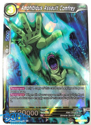 Dragon Ball Super TCG Amphibious Assault Comfrey DB2-115 R Divine ...