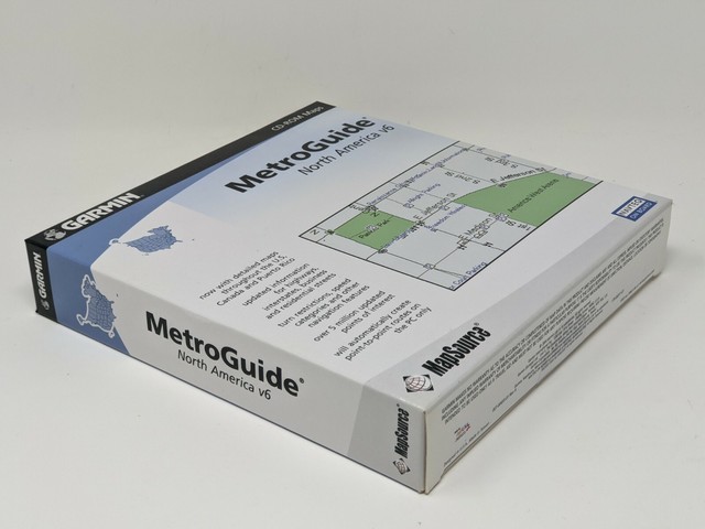MapSource MetroGuide North America - V 6 GPS software for eTrex Legend ...