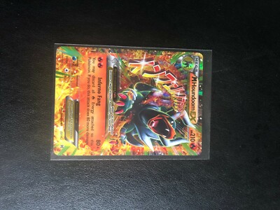 Mega Houndoom EX 22/162 - Ultra Rare Holo - XY Breakthrough Pokemon ...