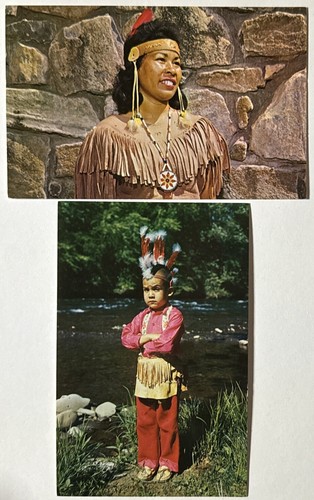 Cherokee Indian Reserve North Carolina NC Little Carl Toni Feather 2 ...