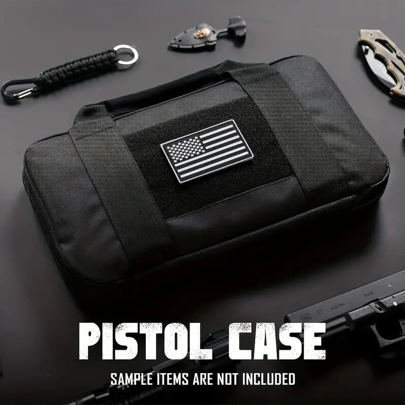 Tactical Pistol Case Range Bag Soft Handgun Case Gun Range Bag Hunting ...