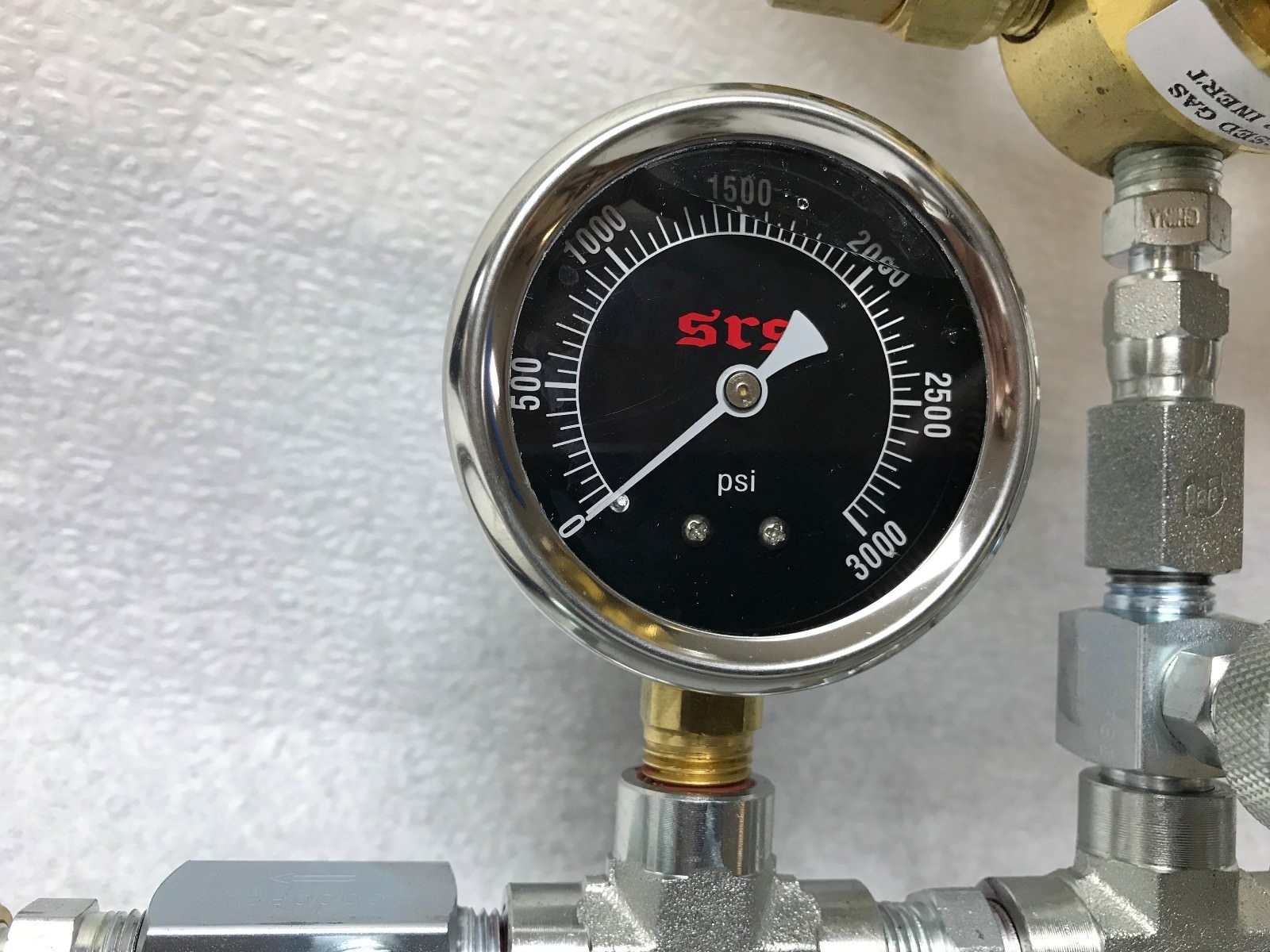 Dual Hose Nitrogen Regulator Shock Fill Kit 2500 PSI 8' Stainless ORI ...