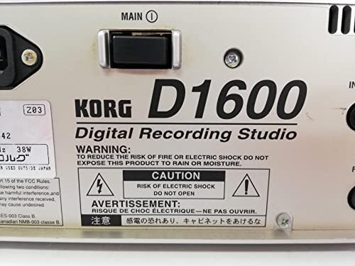 Korg D1600 Silver Pro Audio Equipment Multitrack Recorder Digital 16 ...