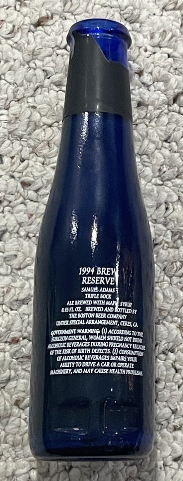 *RARE* ORIGINAL 1994 SAM ADAMS TRIPLE BOCK Empty Glass Bottle | eBay