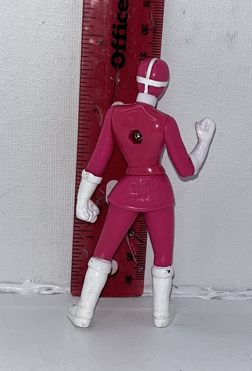 Vintage McDonalds Happy Meal Power Rangers Rescue Pink Ranger Figure ...