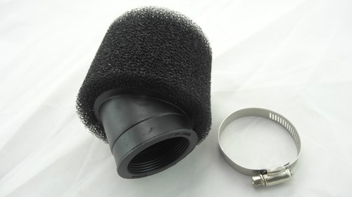 Black 45mm Angled Foam Sponge Pod Air Filter 125cc 140cc 150cc Pit Dirt ...