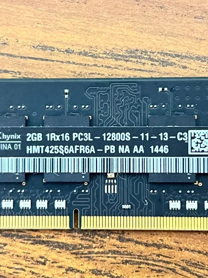 2GB SK Hynix 1RX16 PC3L-12800S-11-13-C3 DDR3 SO-DIMM Laptop Memory RAM ...