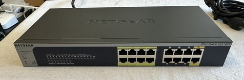 Netgear ProSafe 16 Port Gigabit PoE Smart Switch GS516TP-100NAS | eBay
