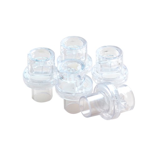 100 pcs 22mm Mouthpiece Resuscitator Pocket CPR Mask One-Way Valve ...