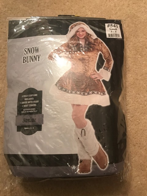 Snow Bunny Eskimo Halloween Costume Juniors Small 3-5 | eBay