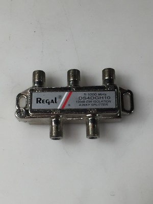 Regal DS4DGH10 4-Way Splitter | eBay