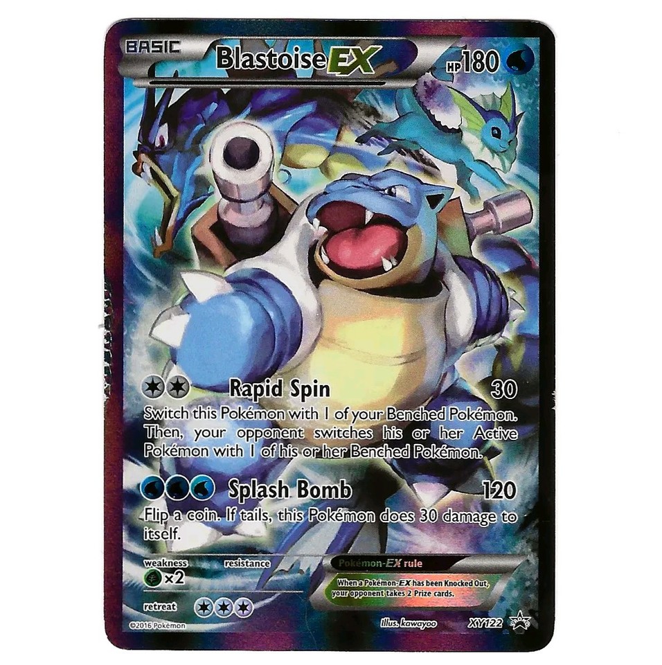 Blastoise EX Full Art - #XY122 Promo Pokemon XY MP DMG | eBay
