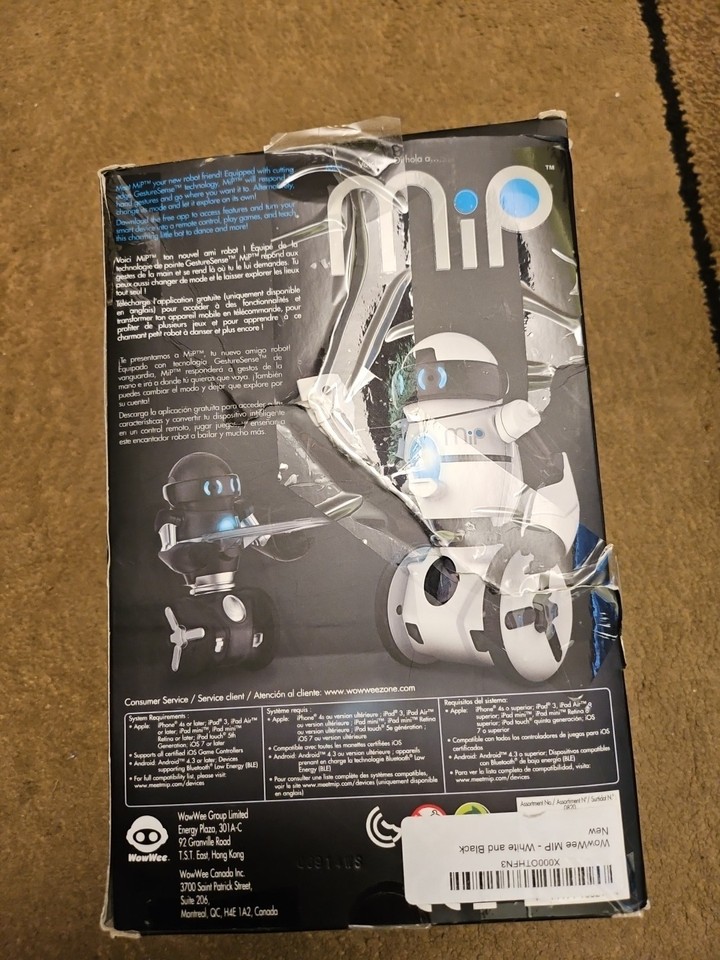 WowWee MiP Robot, White Robotic Toy - Gesture Controls, Tricks A-07 ...