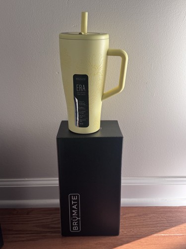 BRUMATE ERA 30oz LEAKPROOF INSULATED STRAW TUMBLER WITH HANDLE Citrus ...